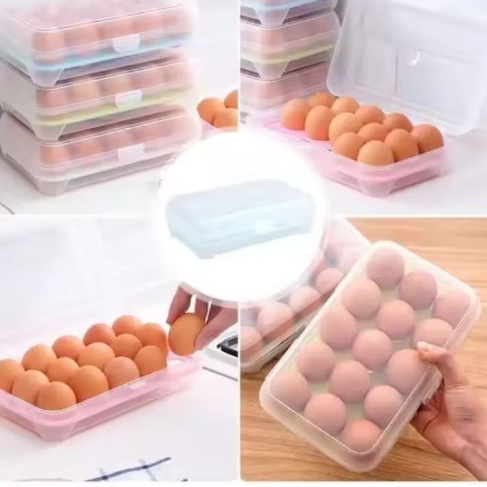 Jual Tempat Telur Wadah Telor 15 Sekat | Shopee Indonesia