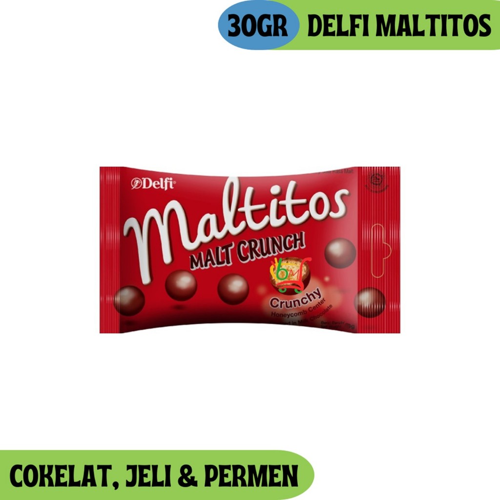 Jual Delfi Maltitos Chocolate Balls Honeycrumb Center | Shopee Indonesia