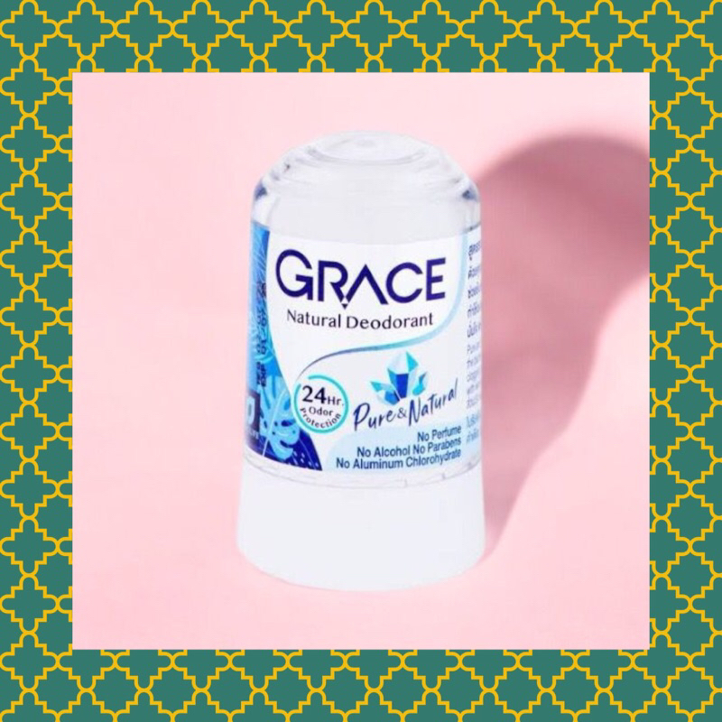 Jual Grace Natural Deodorant 24H Pure & Natural No Alcohol 70gr ...