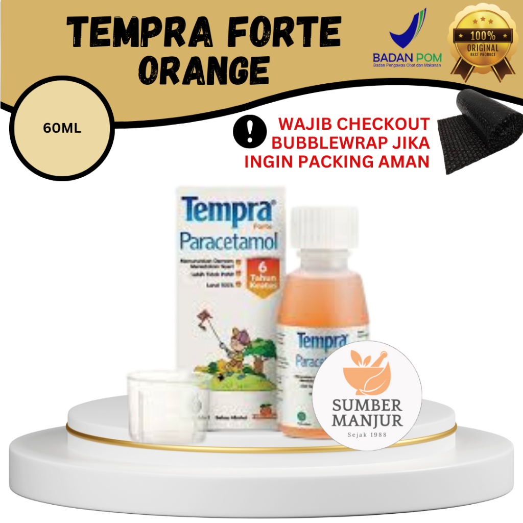 Jual TEMPRA FORTE JERUK 60ML | Shopee Indonesia