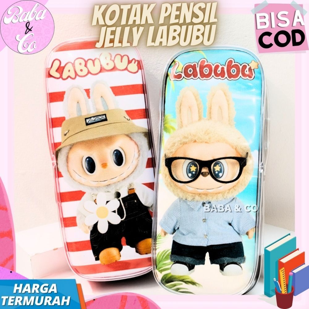 Jual KOTAK PENSIL LABUBU LUCU UNIK KOTAK PENSIL JELLY LABUBU LISA ...