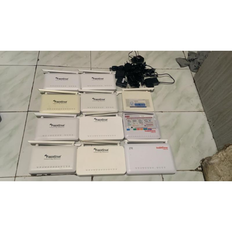 Jual router modem 16 unit & Adptor | Shopee Indonesia