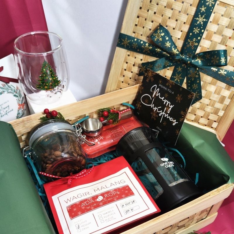 Jual ADAKOPI Hampers Natal Premium Unik Kopi French Press | Hadiah ...