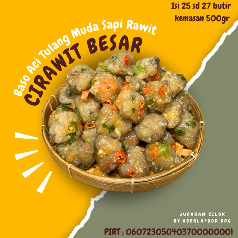 Jual CIRAWANG BASO ACI TULANG BAWANG / CIRAWANG ORIGINAL DAN PEDAS ...