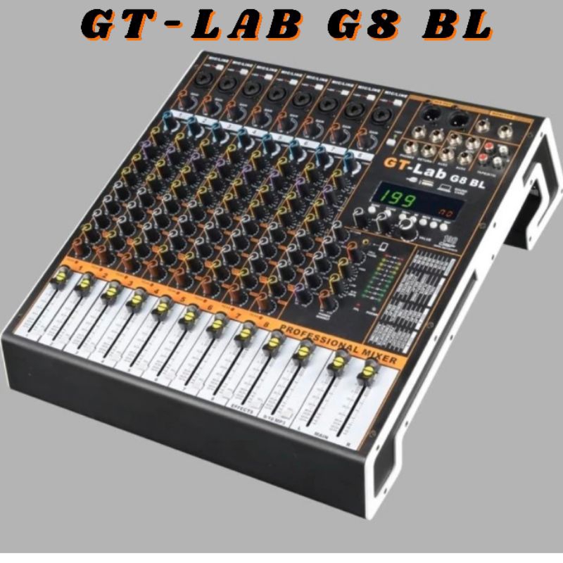 Jual Mixer audio GT LAB GTlab G8 BL + compressor 8 chanel original by rdw | Shopee Indonesia