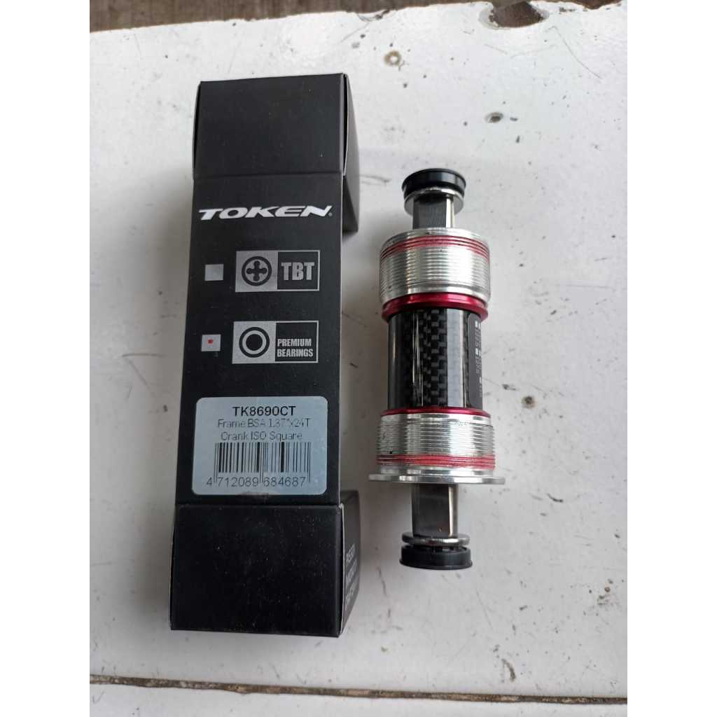 Jual Token BB TK868CT Patented JIS Square 118mm BB/Shimano for brompton | Shopee Indonesia