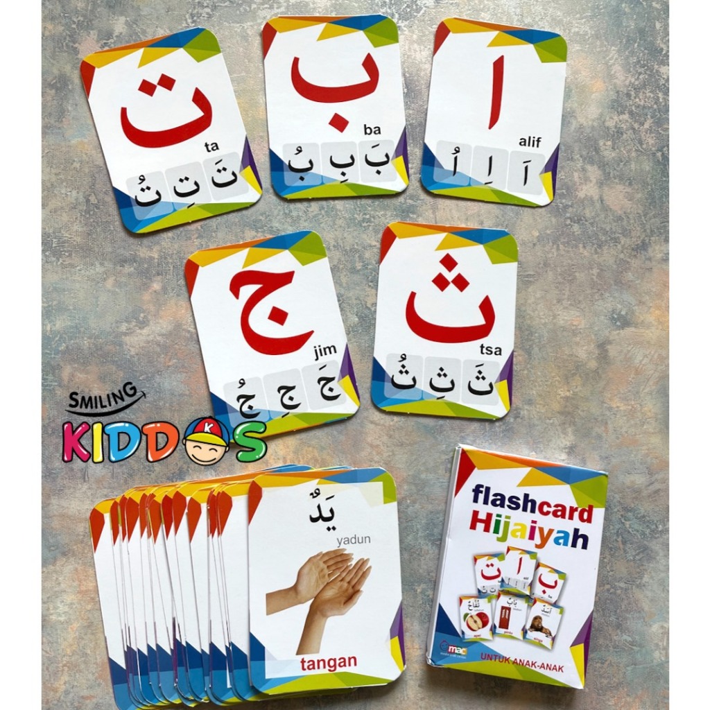 Jual FC MAC HIJAIYAH Flashcard Anak Flashcard Hijaiyah Bilingual Bahasa ...
