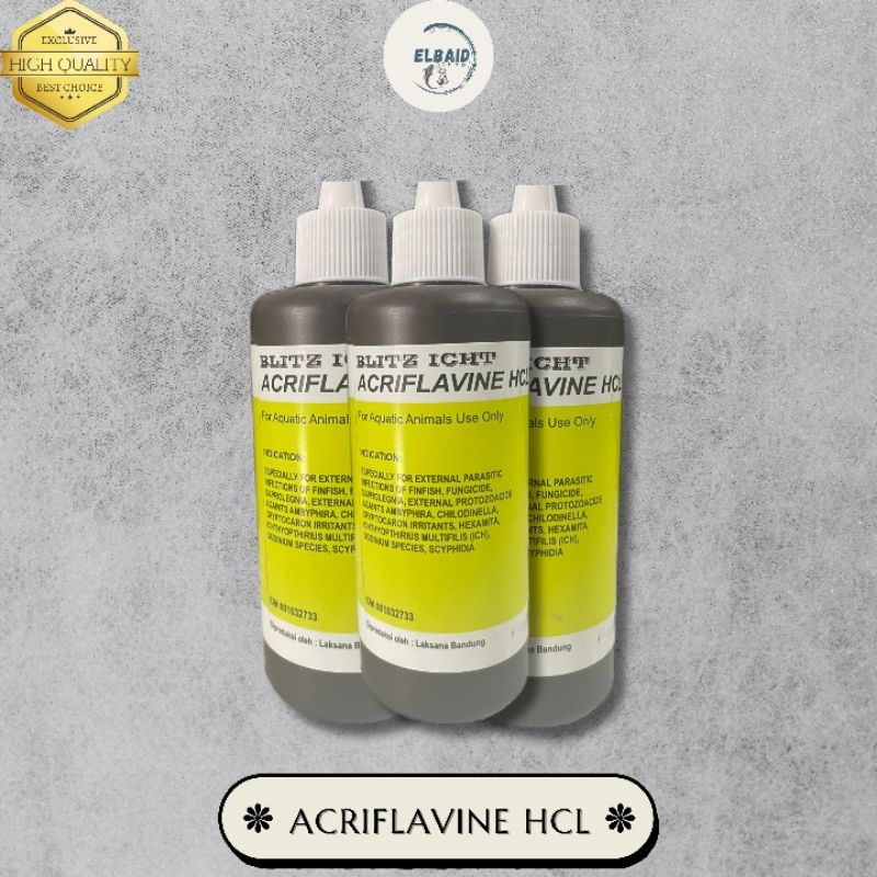 Jual Acriflavine HCL BPC Obat Kuning Ikan Hias 100 ML | Shopee Indonesia