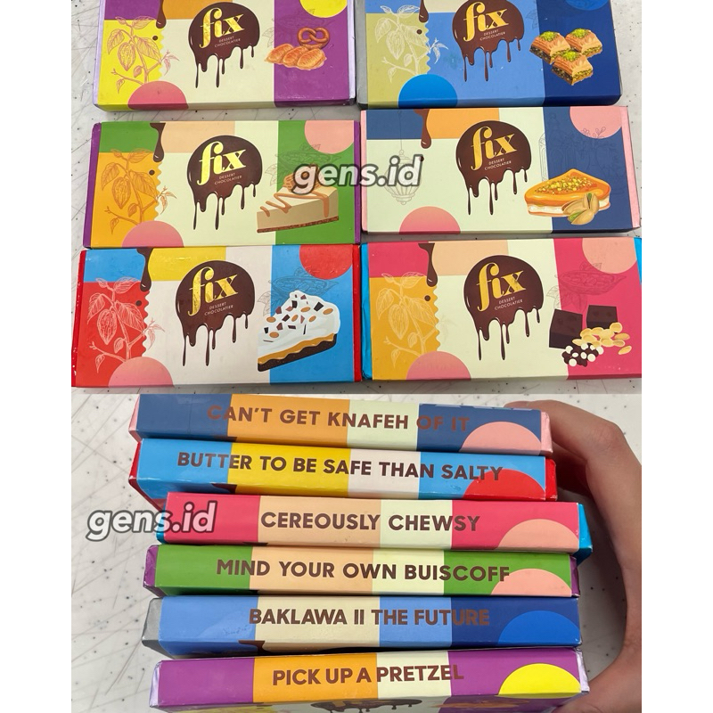 Jual [READY] Coklat Dubai Viral Fix Chocolate Pistachio Kunafa | Shopee ...