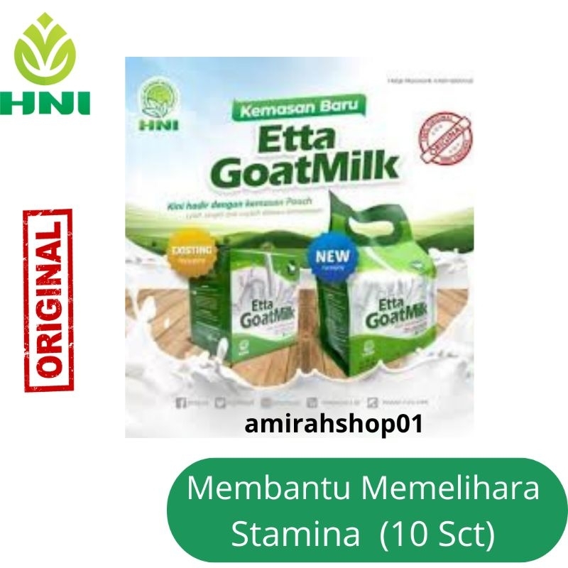 Jual Susu Kambing Etta Goat Milk EGM HNI HPAI Original Bandung | Shopee ...
