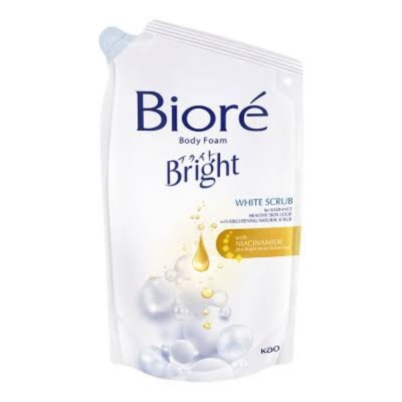 Jual Biore Bright Series Body Foam – White Scrub 380ml | Shopee Indonesia