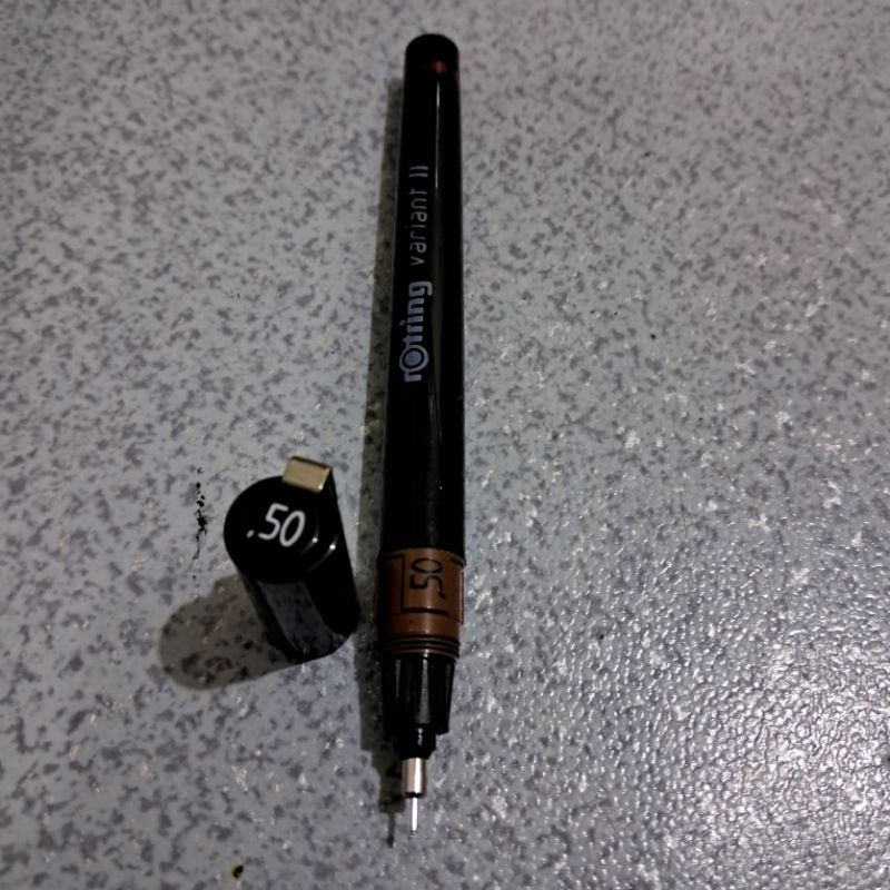 Jual Rotring Variant II Isograph 0.50 rapido jerman pulpen gambar item ...