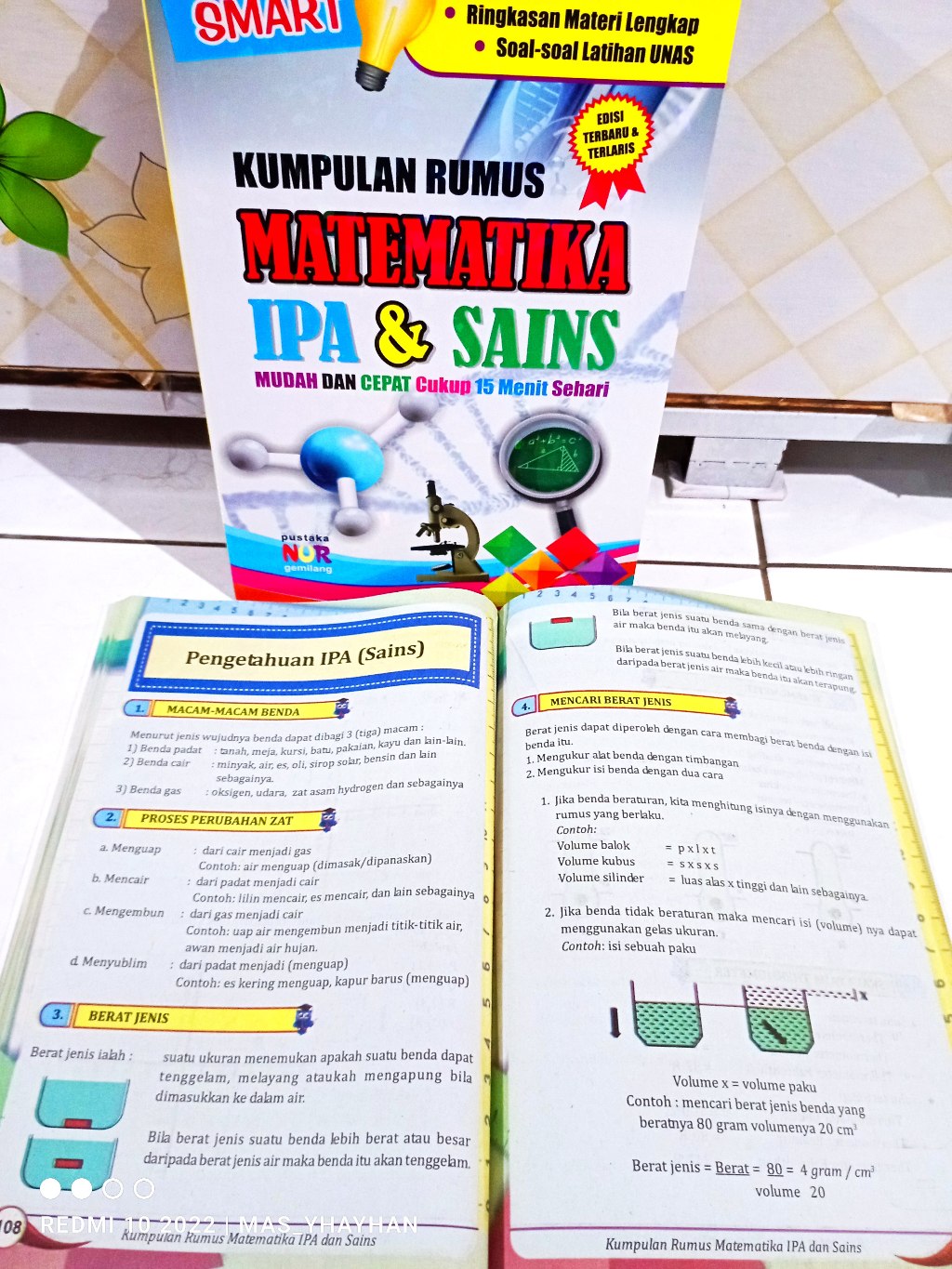 Jual Buku Kumpulan Rumus Matematika, IPA dan SAINS Berwarna | Shopee ...