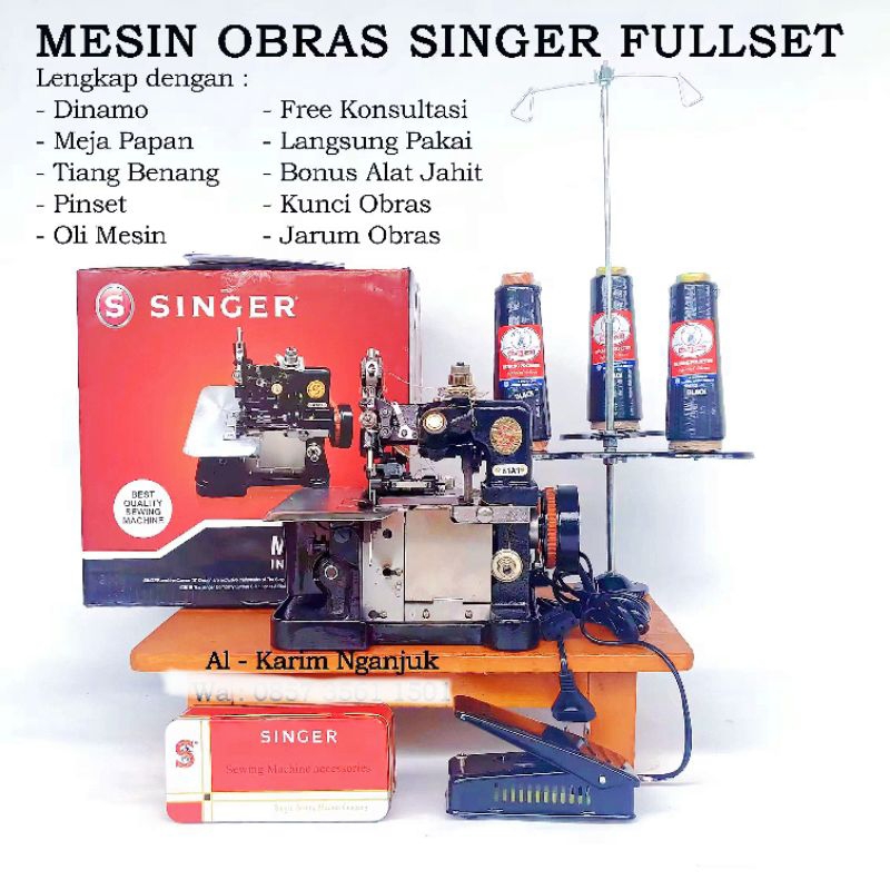 Jual MESIN OBRAS SINGER MEJA PRAKTIS | Shopee Indonesia