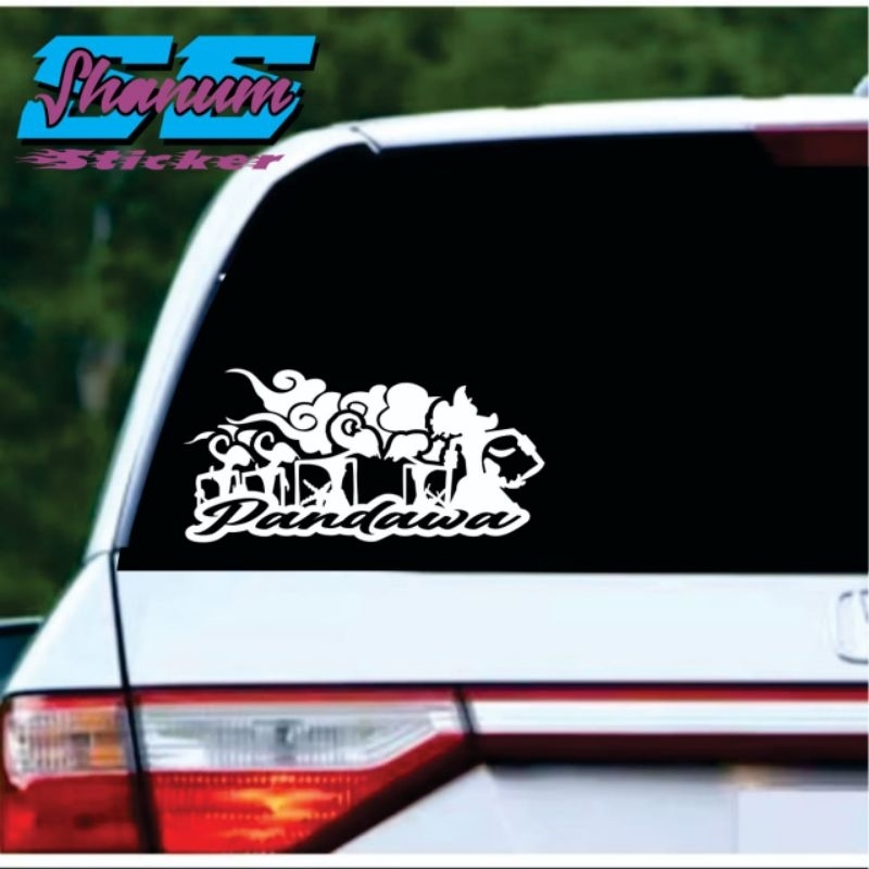 Jual STIKER CUTTING WAYANG PANDAWA LIMA SILUET REFLEKTIF | Shopee Indonesia