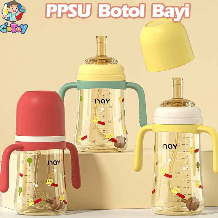 Jual Free Bubble Wrap 2 desainkapasitas 3ML bayi botol leher lebar PPSU Singa kecil cat silikon ...