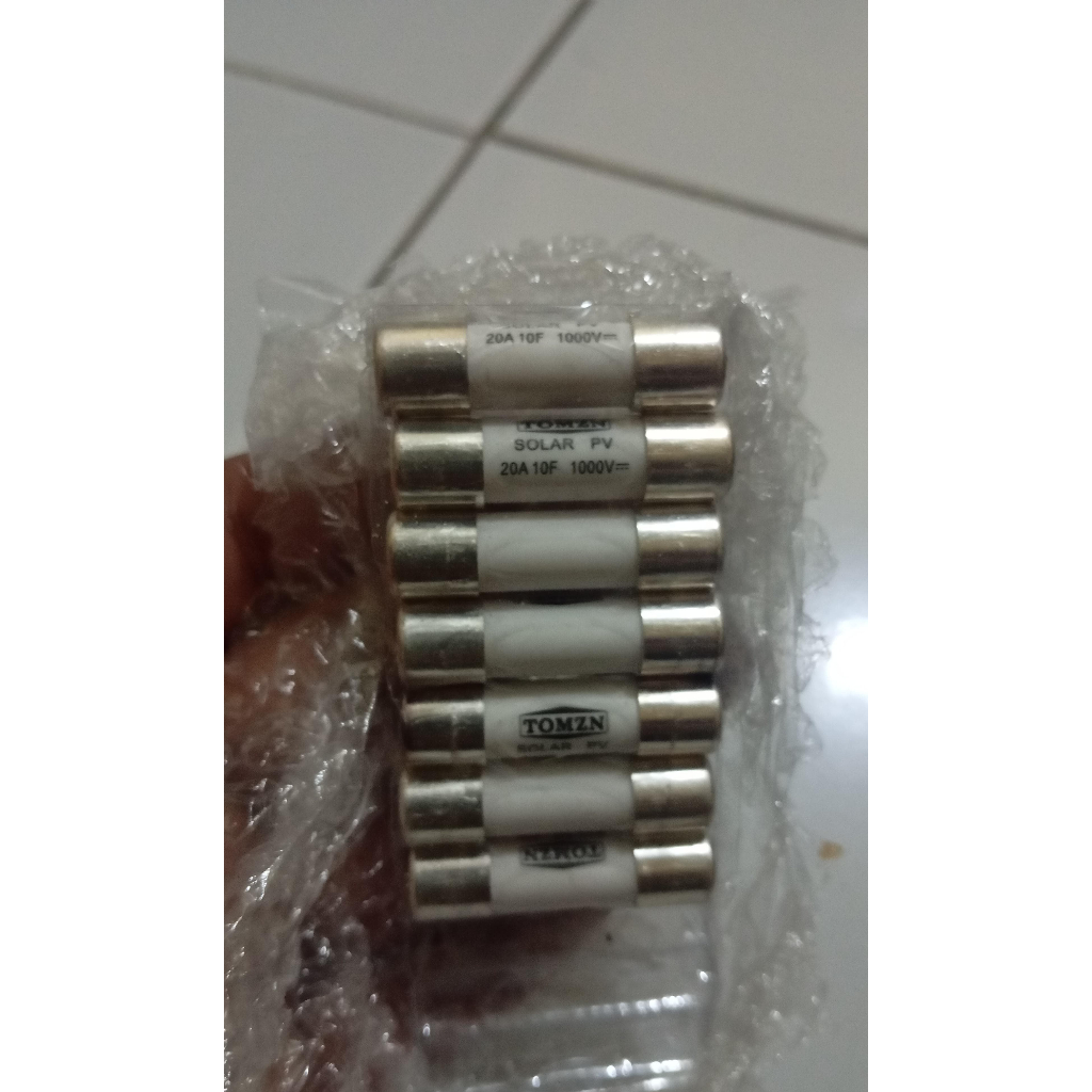 Jual Solar PV Fuse Link DC 20A 1000V Size 10x38mm tomzn | Shopee Indonesia