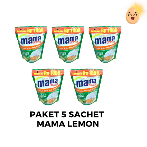 Jual PAKET 5 PCS MAMA LEMON BERAS JAYA CIKARANG | Shopee Indonesia