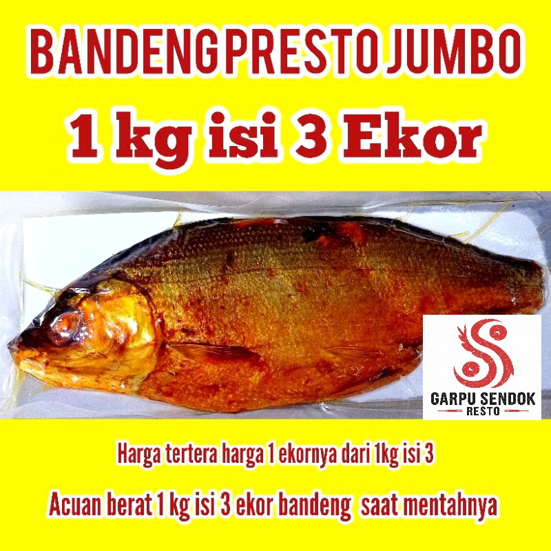 Jual Paket Bandeng Presto 1 Kg Isi 3 Ekor ( GARPU SENDOK RESTO ) | Shopee Indonesia