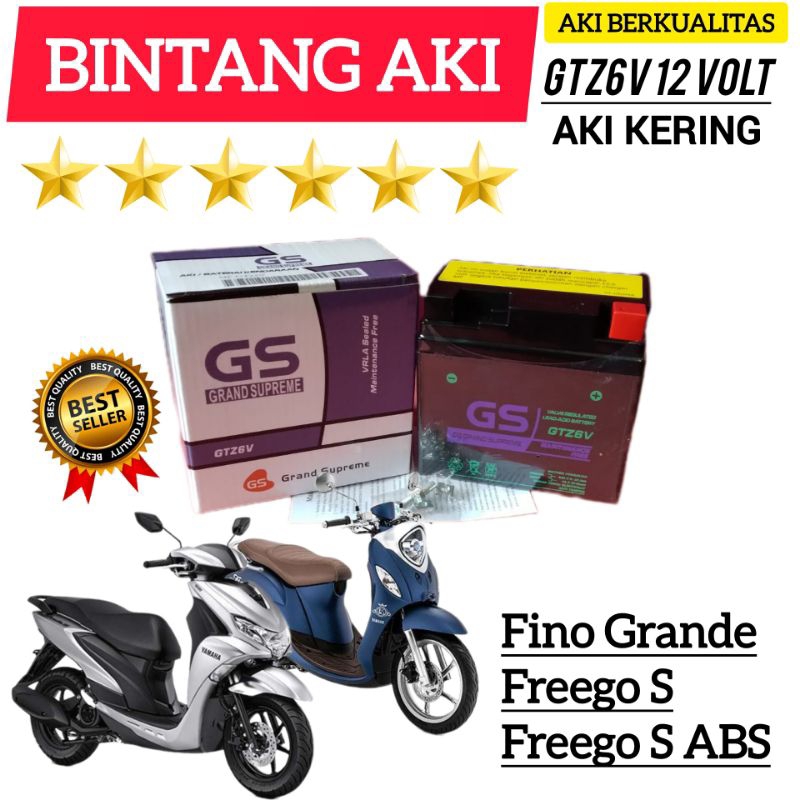 Jual Aki motor Fino Grande Aki motor Freego S Aki motor Freego S ABS ...