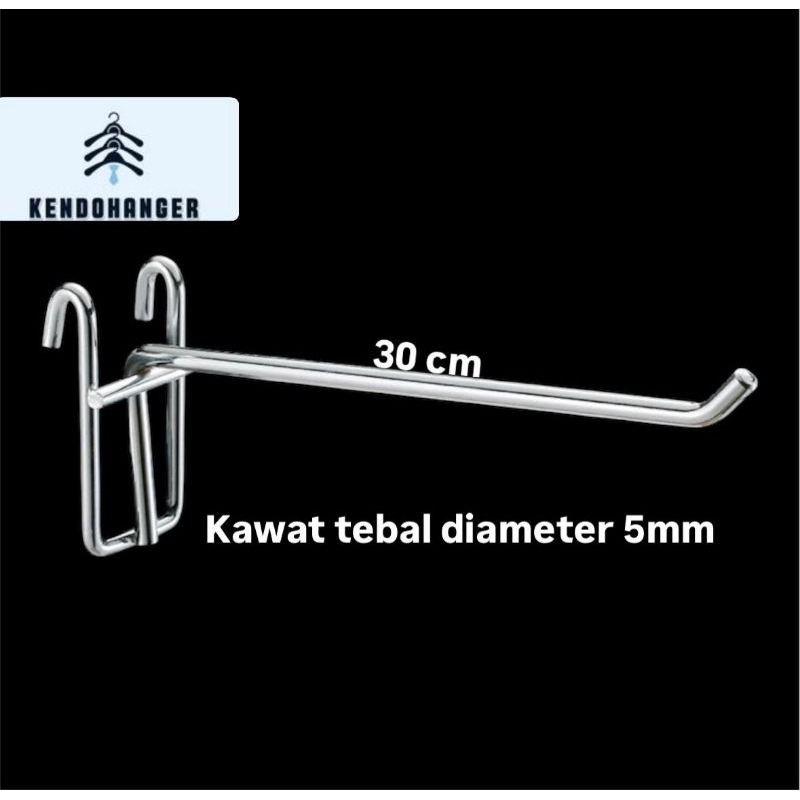 Jual CANTOLAN DISPLAY /CANTOLAN RAM /SINGLE RAM UKURAN 30 CM /CHROME ...