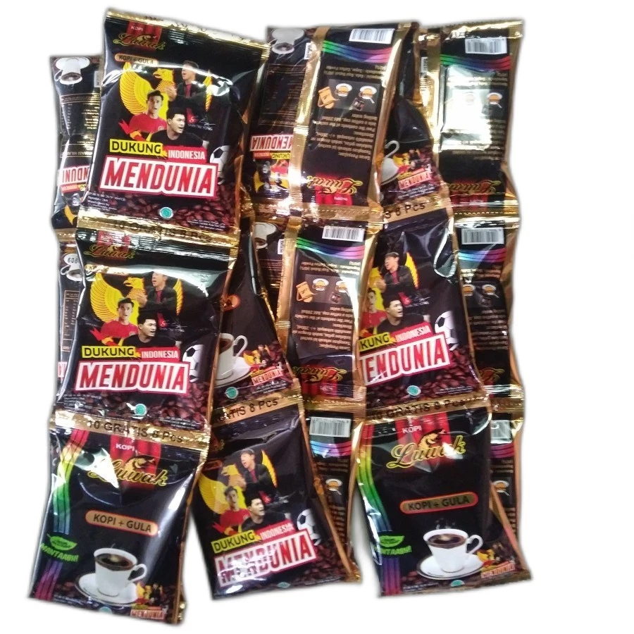 Jual KOPI LUWAK HITAM + GULA 23gr RENCENG (ISI 15 pcs ) | Shopee Indonesia