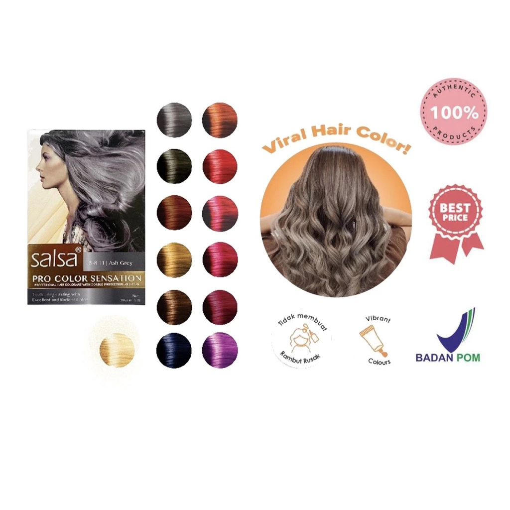 Jual SALSA Pro-Color Sensation - Hair Color - Cat Semir Rambut ...