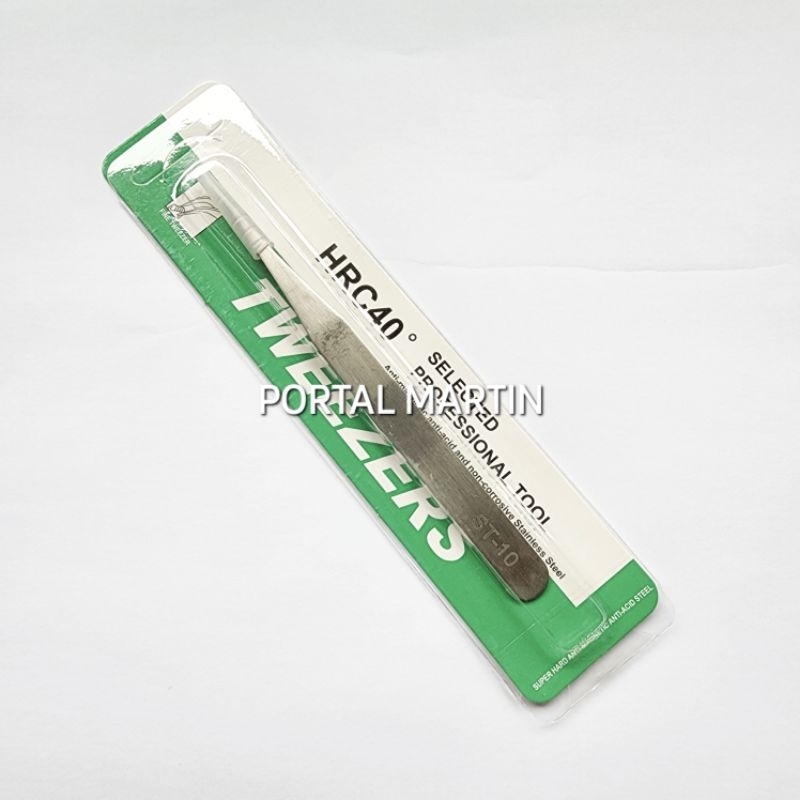 Jual Pinset Lurus Runcing ST10 Stainless Tweezer Panjang 11CM | Shopee ...