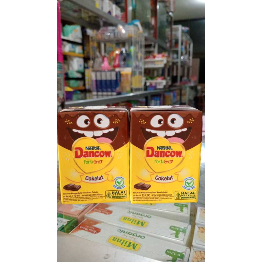 Jual DANCOW FORTIGRO SUSU UHT COKLAT 110 ML I 180 ML | Shopee Indonesia
