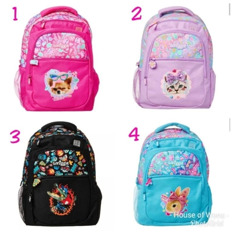 Jual SMIGGLE STYLIN BACKPACK-TAS SEKOLAH SMIGGLE-ORIGINAL | Shopee ...