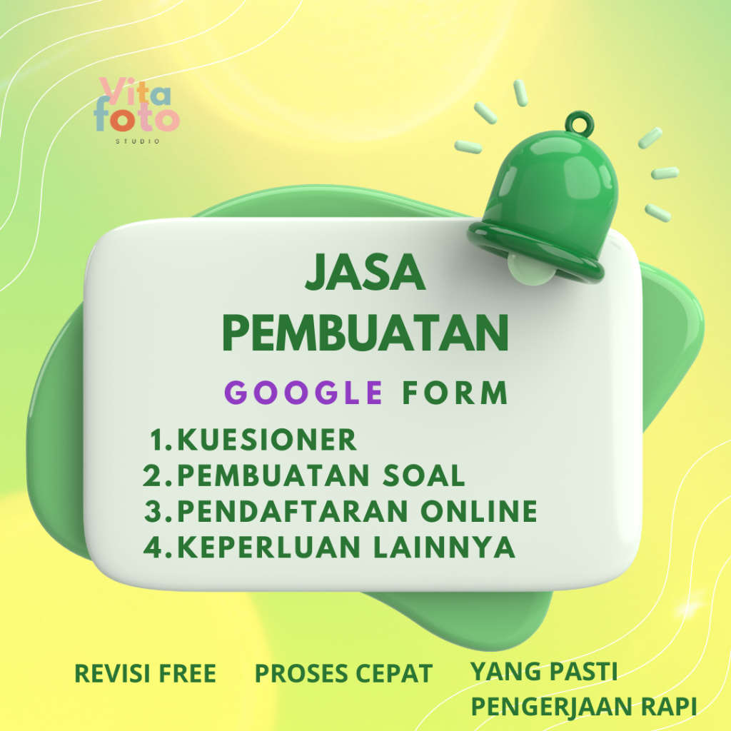 Jual JASA PEMBUATAN G FORM, SPREADSHEET, KUESIONER | Shopee Indonesia