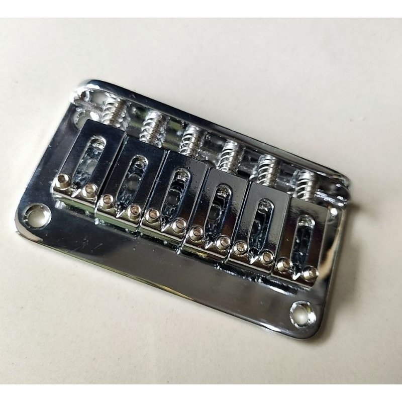 Jual Fix Bridge Gitar Chrome bahan tebal not china | Shopee Indonesia