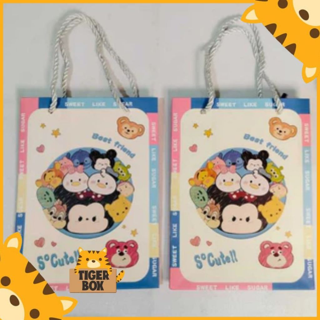 Jual Paper Bag Tas Kado Karakter Animal Lotso Winnie the Pooh Minnie ...