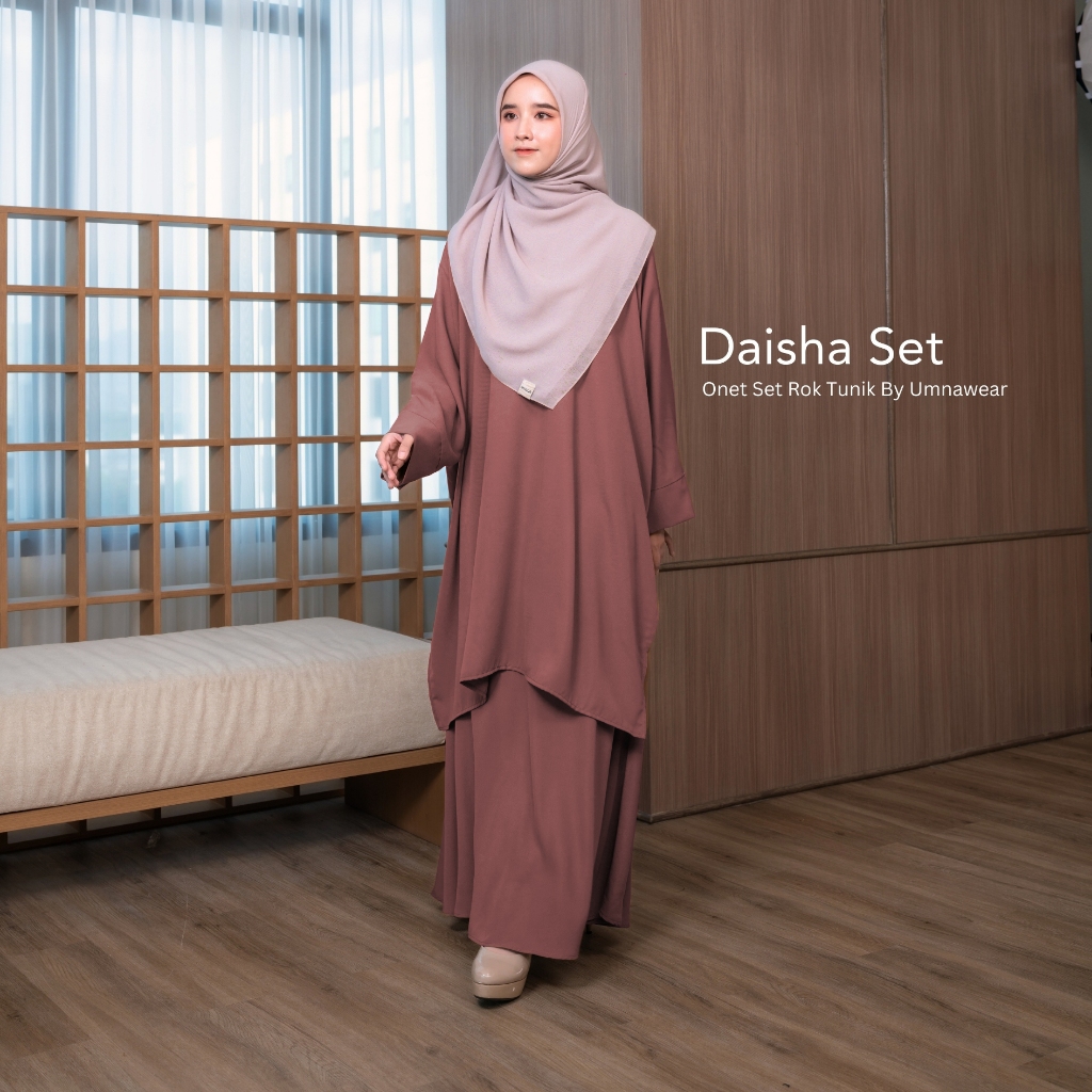 Jual Daisha Set Tunik Melayu Muslimah ( Set Tunik dan Rok ) by Umnawear ...
