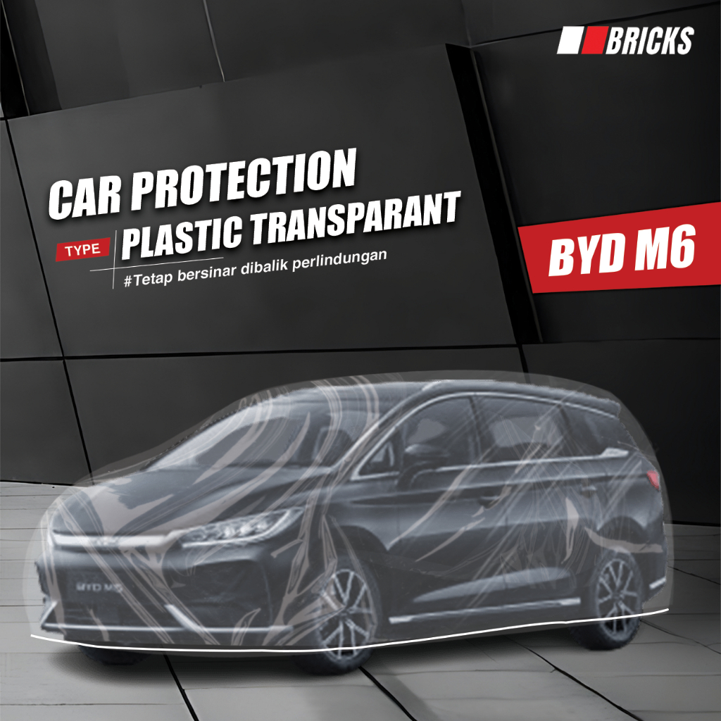 Jual Body Cover Mobil BYD M6 transparan plastik bening Sarung Mobil BYD ...