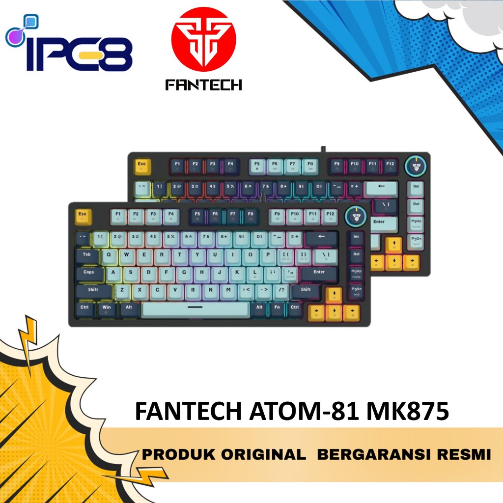 Jual FANTECH KEYBOARD ATOM81 / ATOM-81 MK875/MK875-V2 MECHANICAL GAMING ...