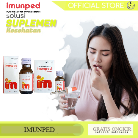 Jual Imunped Sirup&Drop Suplemen Makanan 60 ml Dan 120ml Obat Original ...