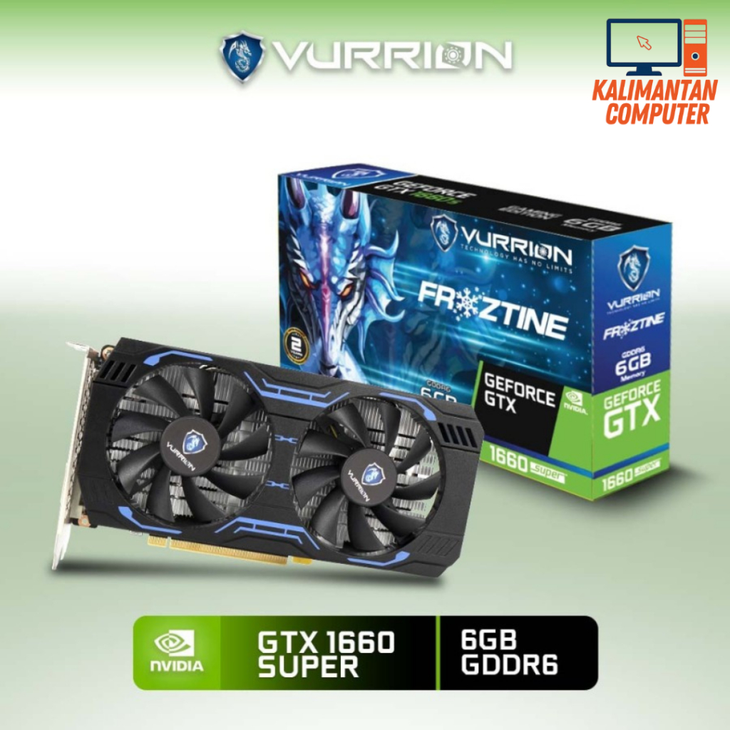 Jual VGA NVIDIA VURRION GTX 1660 SUPER 6GB 192bit GDDR6 VGA CARD ...