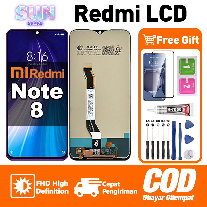 Jual LCD Redmi Note 8 Original FREE GIFT Asli Ori hp Touchscreen FHD ...