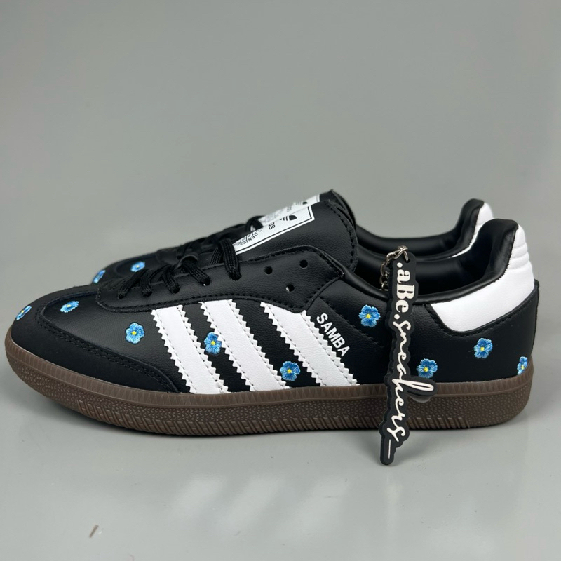 Jual Adidas Samba OG Black Embroidered Floral Black | Shopee Indonesia