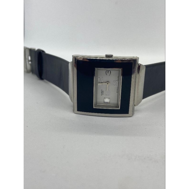 Jual Swatch Irony Lady Square Houla Black YUS117/Swatch Second/Swatch ...