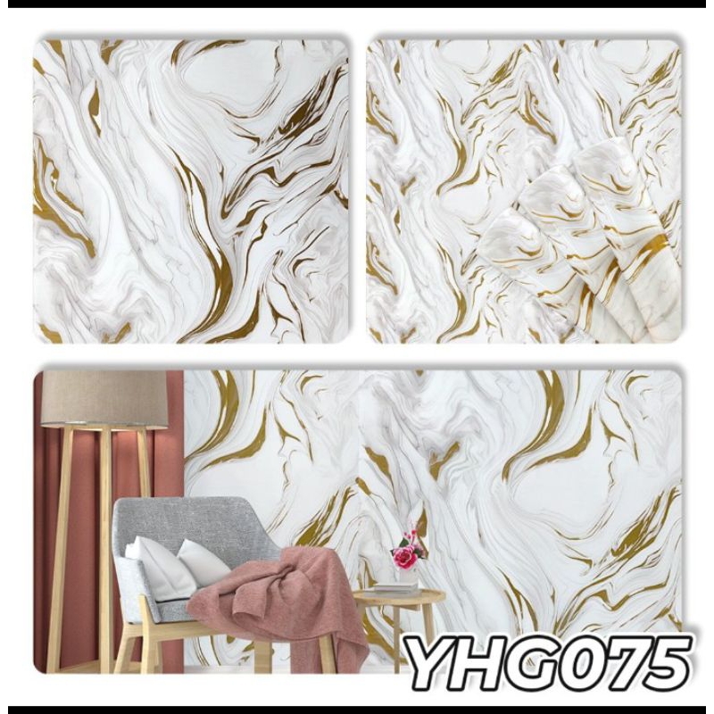 Jual Wallpaper Sticker Dinding Vinyl Roll Pvc Marble Foam Stiker Ukuran ...