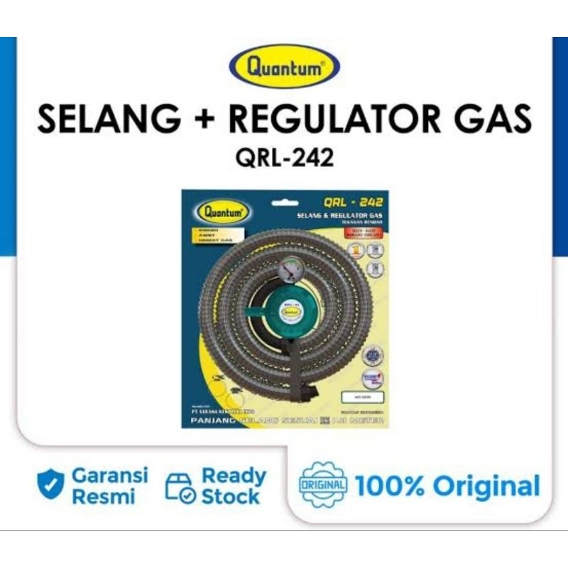 Jual Selang regulator gas quantum QRL 032 / QRL 142 / QRL 232 / QUANTUM ...