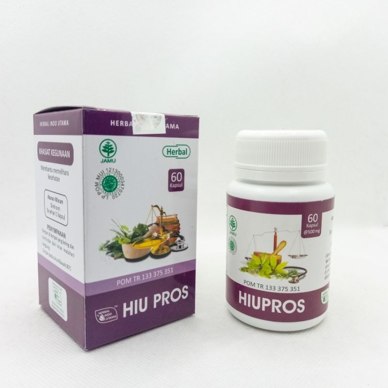Jual Obat Prostat Hiu Pros Original Herbal Kapsul Kelenjar Pembengkakan ...
