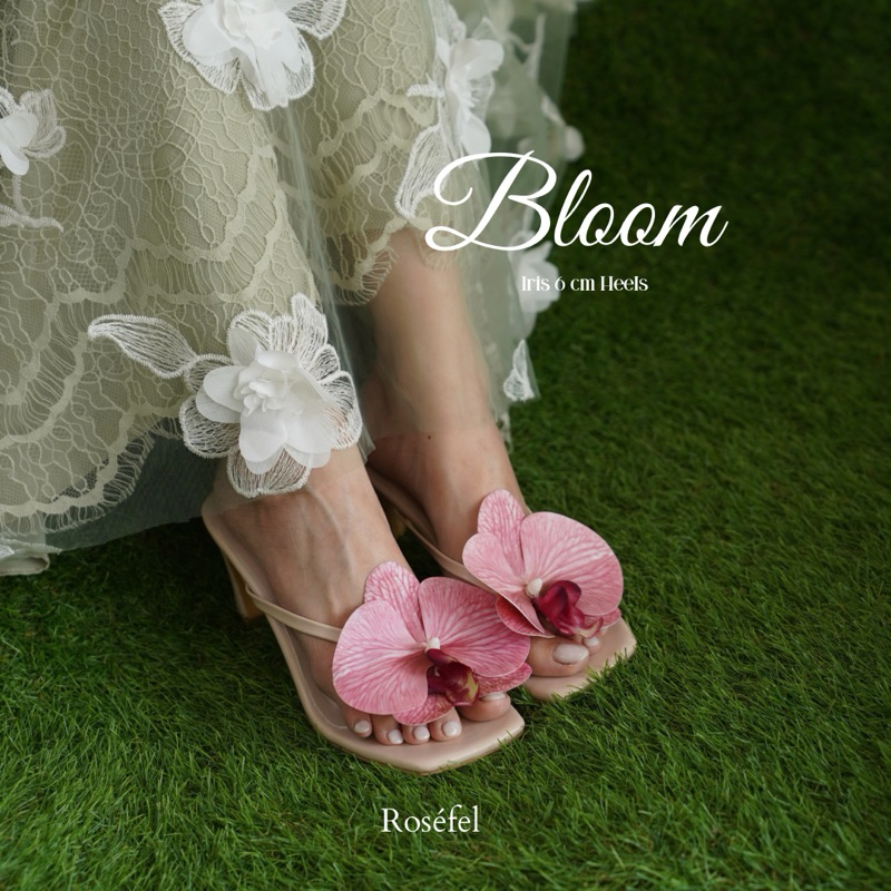 Jual ROSEFEL - Bloom Orchid 6 cm Heels | Sandal Heels Wanita | Heels ...