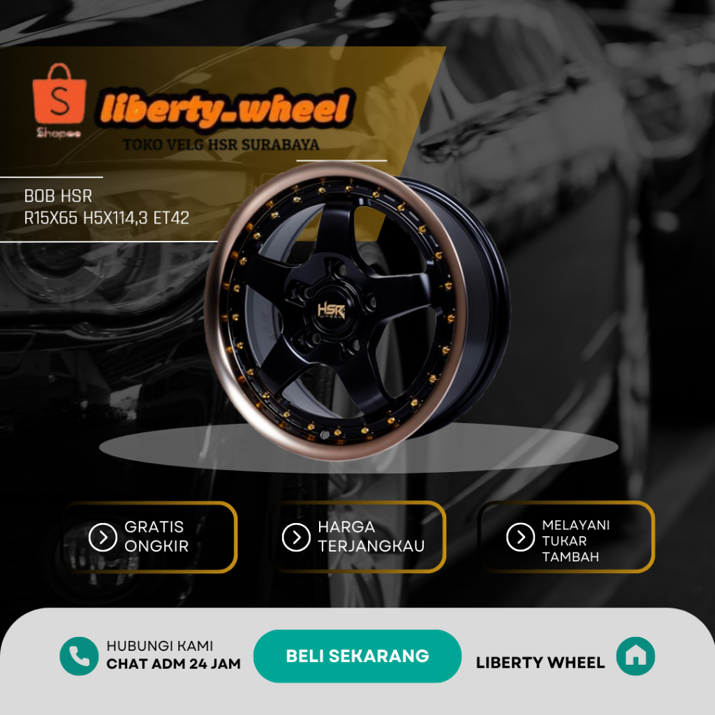 Jual Velg HSR Model JDM R15 Innova, GrandMax ,Ertiga - New Series ...