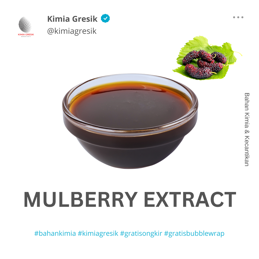 Jual Mulberry Extract Cosmetic Grade Morus Alba Ekstrak Murbei 100 ml | Shopee Indonesia