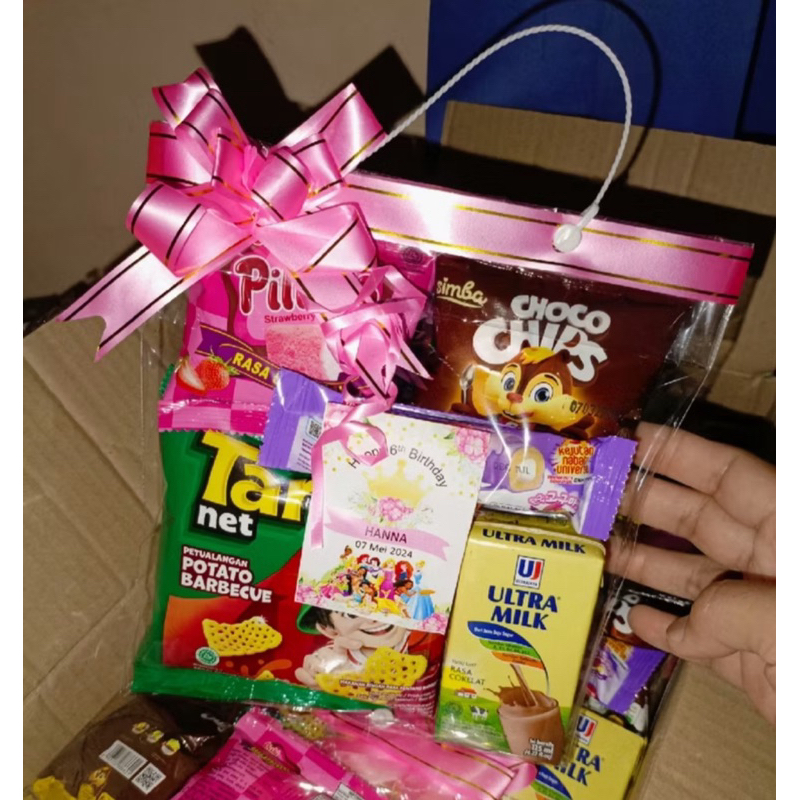 Jual BEST SELLER ( FREE CARD ) BINGKISAN SNACK KEMASAN ANAK PARCEL ...