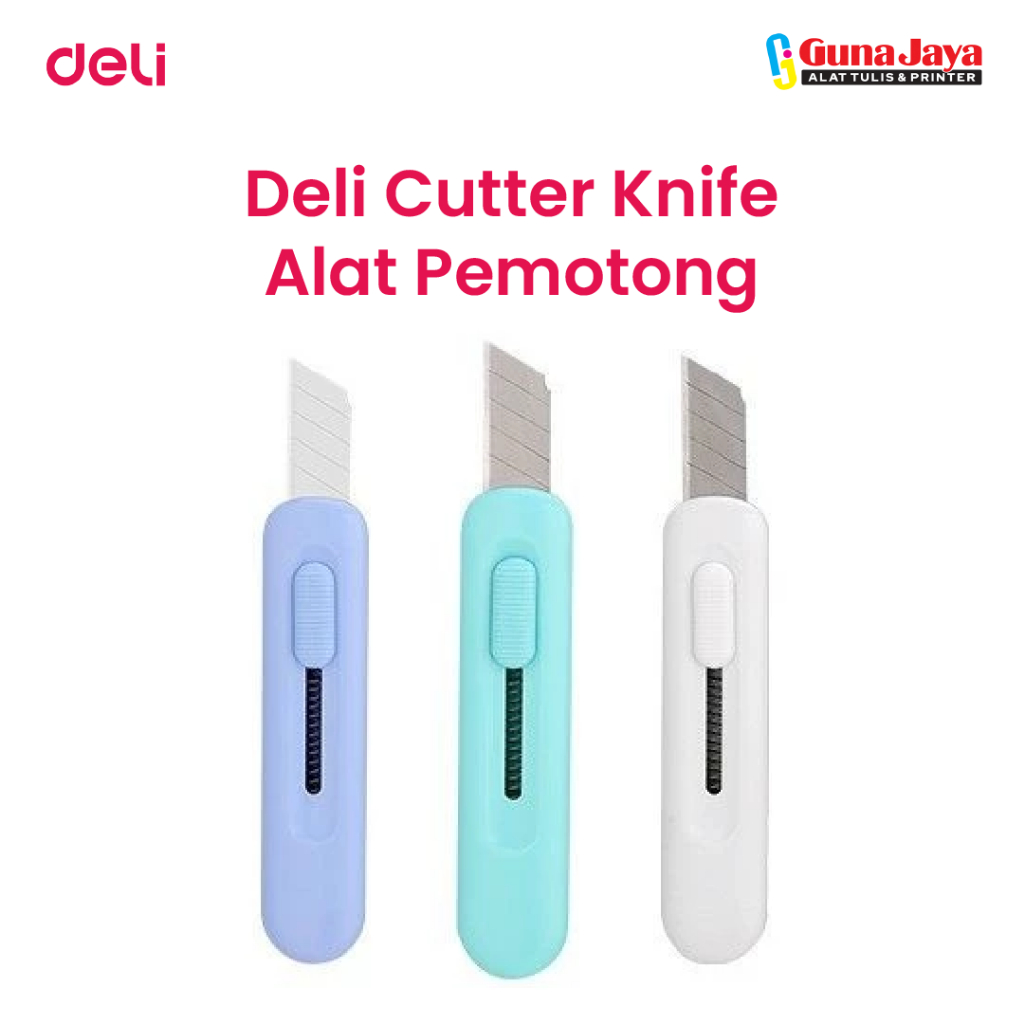 Jual DELI E-2079 CUTTER - Deli Cutter Knife Alat Pemotong Ukuran SK5 ...