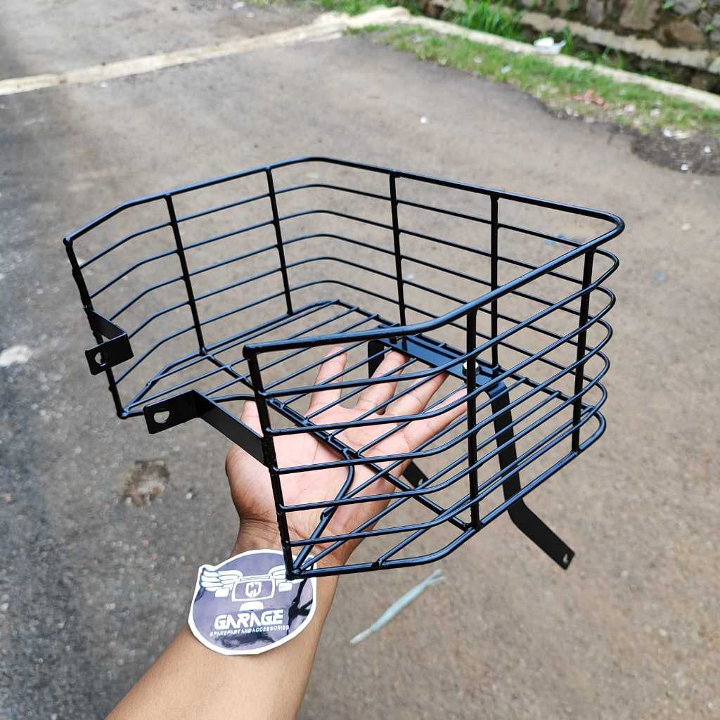 Jual keranjang C70 Besi Minimalis Set baud braket box keranjang bagasi ...